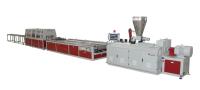 China 25000x6000x4000 PVC Extrusion Line for Wide Door and Kitchen Board Manufacturing Line for sale