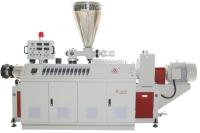 China Co-rotating Conical Twin-screw PVC Pipe Extrusion Line for Twin Screw Type Processing for sale