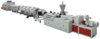 China Co-rotating Conical Twin-screw PVC Pipe Extrusion Line for Twin Screw Type Processing for sale