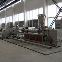 China 250kW Power Granules Roof Tile Pvc Profile Sheet Extrusion Line Plastic Twin Screw Machine for sale