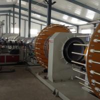China 380V 50hz Single Screw Automatic Plastic Extruder Machine for HDPE Pipe Extrusion Line for sale