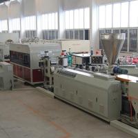 China PVC Siding Production Extruder Machine with 38CrMoALA Screw Material and Competitive for sale