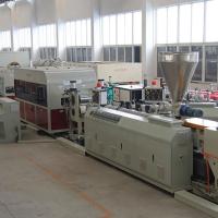China Long Service Life Double Twin Screw Plastic Extruder Machine for PVC Production Line for sale