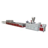China 32.9 rpm Screw Speed Automatic Window Door Profile Briquette Extruder Machine For PVC for sale