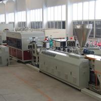 China Double Screw Plastic Extruder Machine with Competitive and 38CrMoALA Screw Material for sale