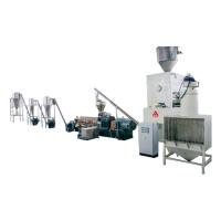 China Pelletizing PP PE Base WPC Extrusion Line400 with 12800 KG Production for sale