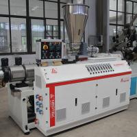 China Customized Color High Productivity Serviceable Flakes Pvc Edge Banding Extrusion Line for sale