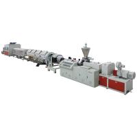 China Twin Screw Tube Pvc Pipe Extruder Machine with Competitive and Satisfaction Guarantee for sale