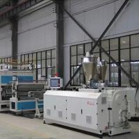 China Customized Glazed Tile Profile Extrusion Line PVC Extruder Machine for Production for sale