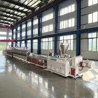 China Twin Screw PVC Imitation Marble Sheet Extrusion Line with 38CrMoALA Screw Material for sale