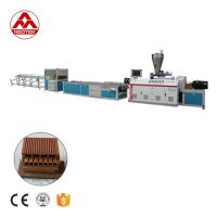 China 132 1 Screw L/D Ratio PP PE Base WPC Extrusion Line for Plastic Processing Needs for sale