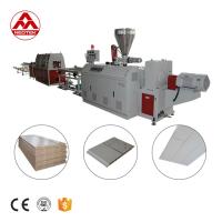 China 132 1 Screw L/D Ratio PVC Ceiling Panel Extrusion Line YX240 for Construction Industry for sale