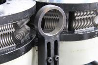 China 45kW Power Single Wall Corrugated Pipe Extrusion Line for Products 11000X2000X2600 for sale