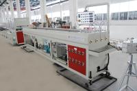 China 16-63 PVC Pipe Extrusion Line with Automatic Stacking and Screw Speed rpm at 32.9 rpm for sale