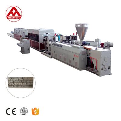 China 132 1 Screw L/D Ratio PVC Stone Siding Extrusion Line for Fast and Precise Production for sale