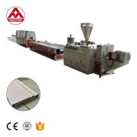 China Co-rotating Conical Twin-screw PVC WPC Extrusion Line with 38CrMoALA Screw Material for sale