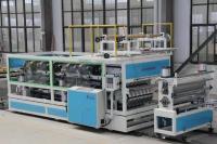 China Plastic Conical Twin Screw PVC Roof Tile Extrusion Line for sale