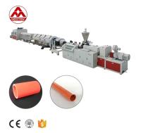 China Efficient Power Double Screw 65mm Profile Extrusion Line for sale