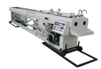 China Efficient Power Double Screw 65mm Profile Extrusion Line for sale