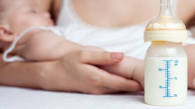 baby and bottle