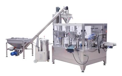 China PLC Controller Automated Packaging Machine for Stand Up Zipper Pouches for sale