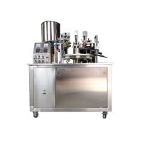 China Semi Automatic Cream Filling Sealing Machine 30pcs / Min Plastic Soft Tube Equipment for sale