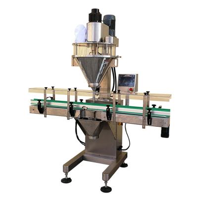 China Spice Coffee Flour Automatic Auger Powder Filler Machine 40 Bottles/Min for sale