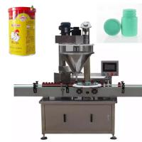 China Film Thickness Full Automatic Packaging Filling Machine Dry Spice Powder Cans Bottling for sale