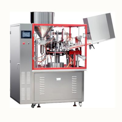 China Cosmetic Cream Tube Filling Sealing Machine Automatic Toothpaste Ointment 35pcs/Min for sale
