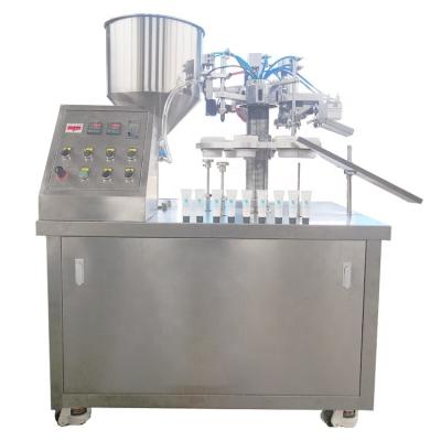 China Cosmetics Cream Automatic Tube Filling Sealing Machine 1.5kw Plastic Soft Sealer for sale