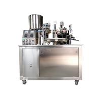China Adhesive Plastic Tube Filling Sealing Machine Automatic Heating Pneumatic Components for sale