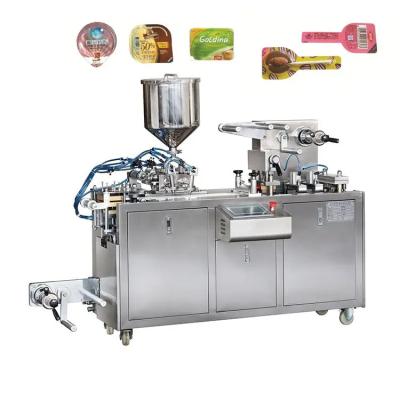 China Chocolate Jam Honey Blister Packing Machine Thermoforming Bee Liquid Ketchup Paste for sale