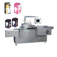 China PLC Controlled Automatic Cartoning Machine For Packaging  W20 - 100mm for sale