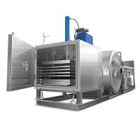 China PLC Control Pharmaceutical Dryers 55-80kgs / Batch Vacuum Normal Pressure Liquid Freeze Dryer for sale