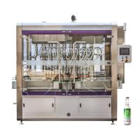 China 16 Nozzle 700 Kg Liquid Bottle Filling Machine with Filling Range 50-5000ml for sale