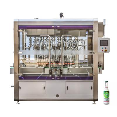 China 16 Nozzle 700 Kg Liquid Bottle Filling Machine with Filling Range 50-5000ml for sale