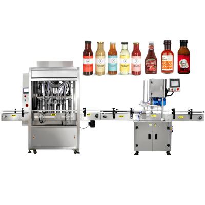 China Fully Automatic Rotary Liquid Bottle Jar Filling Machine for sale