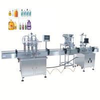China 8.5 Kw Glass And Plastic Bottles Liquid Filling Machine With 16 Nozzles for sale
