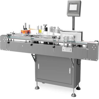 China Round Bottle Automatic Labeling Machine With 75mm Coil Diameter Label And AC220V 0.5Kw 60HZ Power Supply for sale