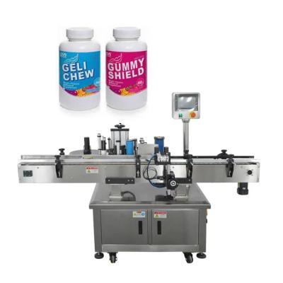 China Round Bottle Fully Automatic Double Side Labeling Machine With Power Supply AC220V 0.5Kw 60HZ for sale