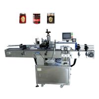 China Smooth Accurate Glass Automatic Bottle Labeling Machine With Stepping Motor for sale