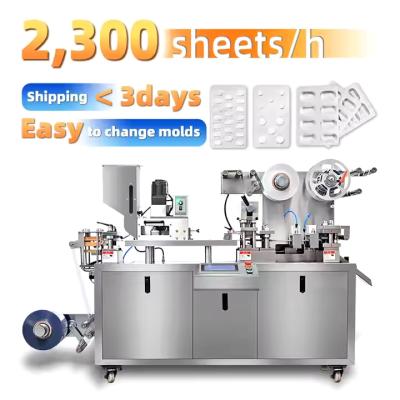 China Blister Packing Machine 30-60pcs/min with PLC Control for sale