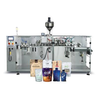 China Fully Automatic Premade Pouch Filling Nuts Coffee Bean Horizontal multifunctional packaging machine for sale