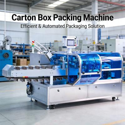 China Automatic Snack Food Box Packing Machine Cookies Folding Carton Cartoning Machine Tea Bag Small Paper Box Carton Packing Machine for sale