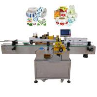 China Double Side Square Bottle 134mm Automatic Labeling Machine for sale