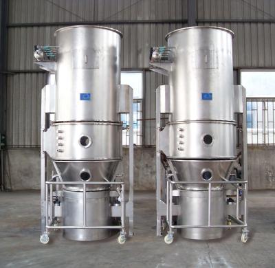 China Pharmacy Dust Collect Fluidized Granulating Machine With Releasing Hole for sale