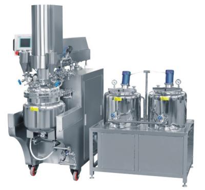 China Cream / Skin Care Cream Homogenizing Vacuum Emulsifying Machine 200L for sale