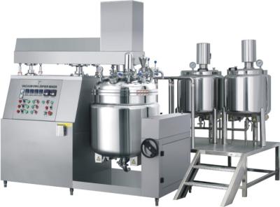 China Hydraulic Lifting Vacuum Emulsifying Machine For Mixing Oil And Water for sale