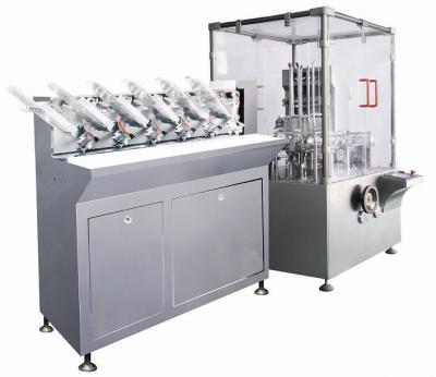 China PLC Control Automatic Cartoning Machine High Speed For Bottle Packing for sale