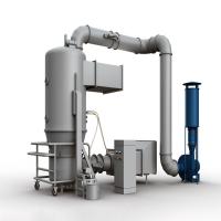 China Pharmaceutical Foodstuff Fluid Bed Granulator Dryer 50Hz 220L for sale
